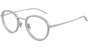 Bottega Veneta Oval Frame Glasses - Silver