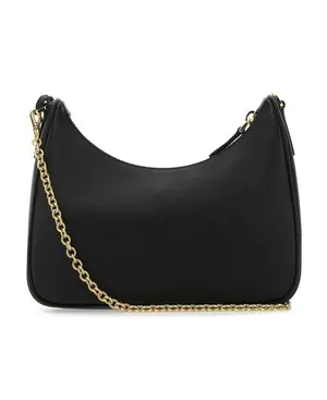 Prada Re-edition 2005 Saffiano Leather Shoulder Bag - Black
