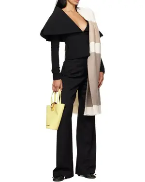 Jacquemus L'echarpe Arazzo Scarf - Multicolor/beige