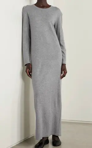 THE ROW Alina Cashmere Maxi Dress
