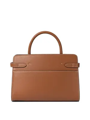 LE TANNEUR Medium Grained Leather Tote - Brown