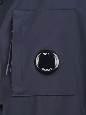 C.P. COMPANY Hooded Jacket With Lens Detail - Black