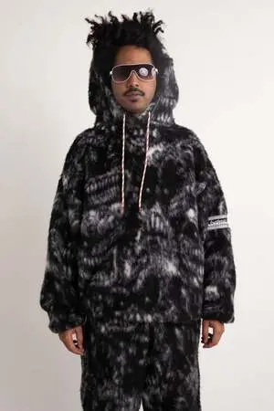 Aries Logo-patch Drawstring Hoodie