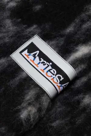 Aries Logo-patch Drawstring Hoodie