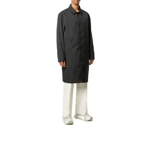 Valentino Garavani Single-breasted Logo Patch Coat