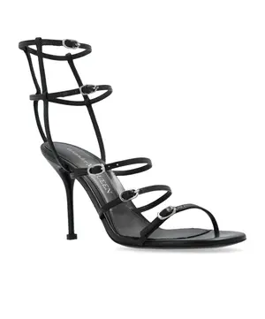 Alexander McQueen Strappy Buckled Stiletto Sandals
