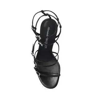 Alexander McQueen Strappy Buckled Stiletto Sandals