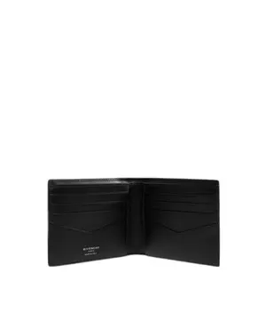 Givenchy Logo Embossed Bi-fold Wallet - Black