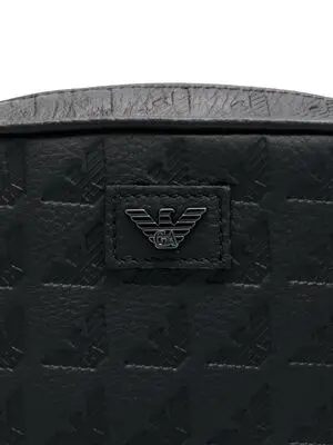Emporio Armani Embossed Logo Messenger Bag