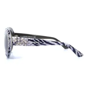 SWAROVSKI Oval Logo Embellished Sunglasses - Multicolor