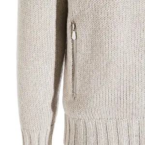 Brunello Cucinelli High Neck Zip-up Cardigan