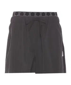 Kenzo Boke Flower Patch Drawstring Shorts