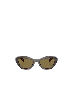 Prada Prada Butterfly Frame Sunglasses Green
