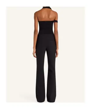 COURREGES Courrèges Asymmetrical Buckle Tank Top - Black