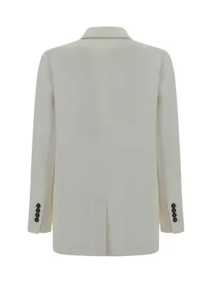 Brunello Cucinelli Herringbone Single-breasted Tailored Blazer