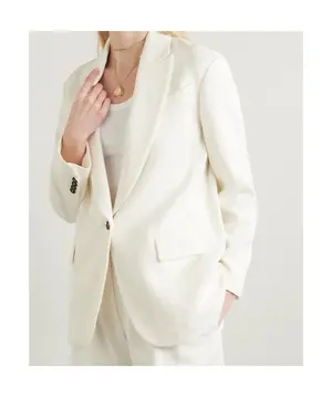 Brunello Cucinelli Herringbone Single-breasted Tailored Blazer