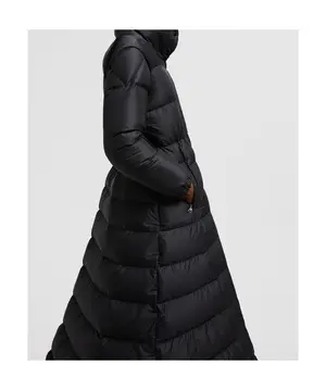Moncler Down Long Coat - Black