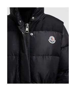 Moncler Down Long Coat - Black