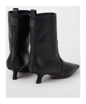 Brunello Cucinelli Leather Ankle Boots - Black