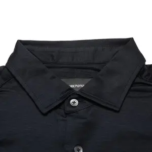 Emporio Armani Curved Hem Buttoned Shirt