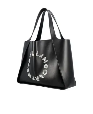 Stella McCartney Logo Print Tote Bag - Black