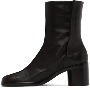 MAISON MARGIELA Tabi Side-zipped Ankle Boots - Black