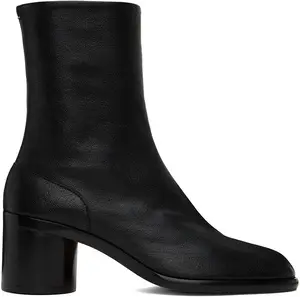 MAISON MARGIELA Tabi Side-zipped Ankle Boots - Black