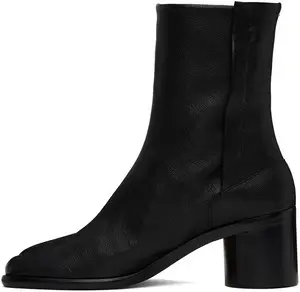 MAISON MARGIELA Tabi Side-zipped Ankle Boots - Black