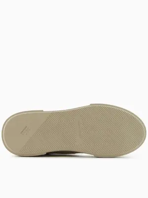 Giorgio Armani Low Top Panelled Sneakers - Beige