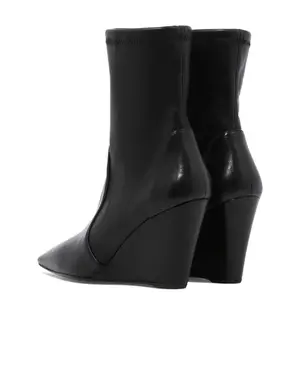 STUART WEITZMAN Wedge Sock Ankle Boots