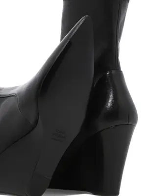 STUART WEITZMAN Wedge Sock Ankle Boots