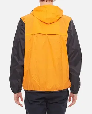 Play Comme Des Garcon Logo Hooded Jacket - Orange