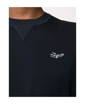 Zegna Embroidered-logo T-shirt