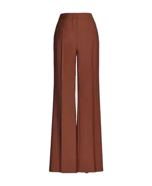 Max Mara Wool And Mohair Blend Flared Trousers