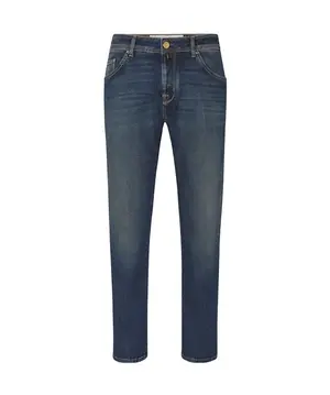 Jacob Cohen Scott Cropped Stretch Jeans - Blue
