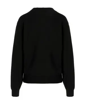 Kenzo Boke Flower Crest Crewneck Jumper - Black