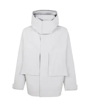 Herno 3l Gore-tex Jacket With Detachable Hood - Grey