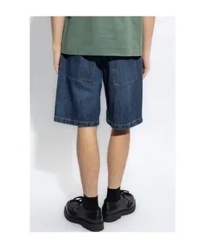 Bottega Veneta Belted Denim Shorts