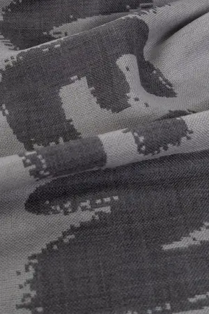 Alexander McQueen Wool Logo Print Scarf