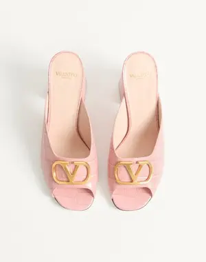 Valentino Garavani Vlogo Signature Slide Sandals