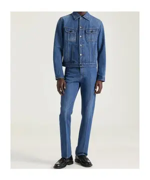 Givenchy Straight-leg Shadow Washed Jeans - Medium Blue