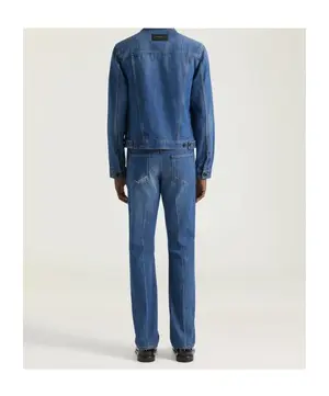 Givenchy Straight-leg Shadow Washed Jeans - Medium Blue