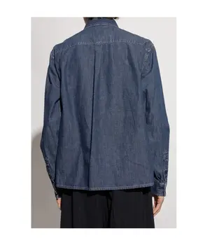 Dolce & Gabbana Dolce Gabbana Heraldic Emblem Denim Shirt