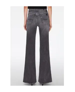 7 For All Mankind Modern Dojo Soho Flared Jeans - Black