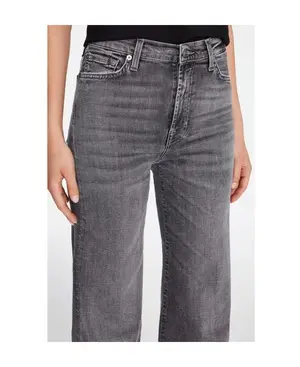 7 For All Mankind Modern Dojo Soho Flared Jeans - Black