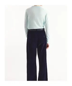 Maison Kitsuné Round Neck Long Sleeve Top With Logo
