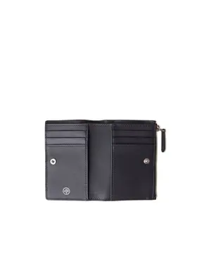 Mulberry Continental Bi-fold Leather Wallet - Black