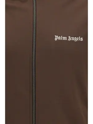 Palm Angels Classic Logo Track Jacket - Brown