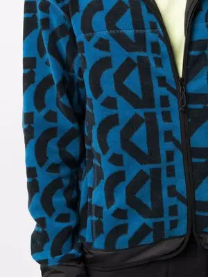 Kenzo Allover Monogram Zipped Hoodie