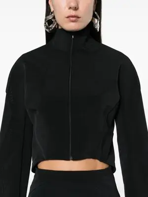 Alaïa High Neck Cropped Jacket